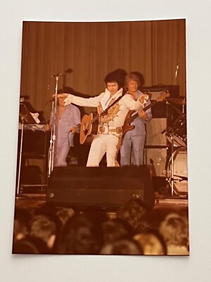 ELVIS PRESLEY ORIGINAL VINTAGE KODAK PHOTO CINCINNATI JUNE 25 1977 ...