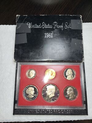 1981 US Proof Set 6 Coins | eBay