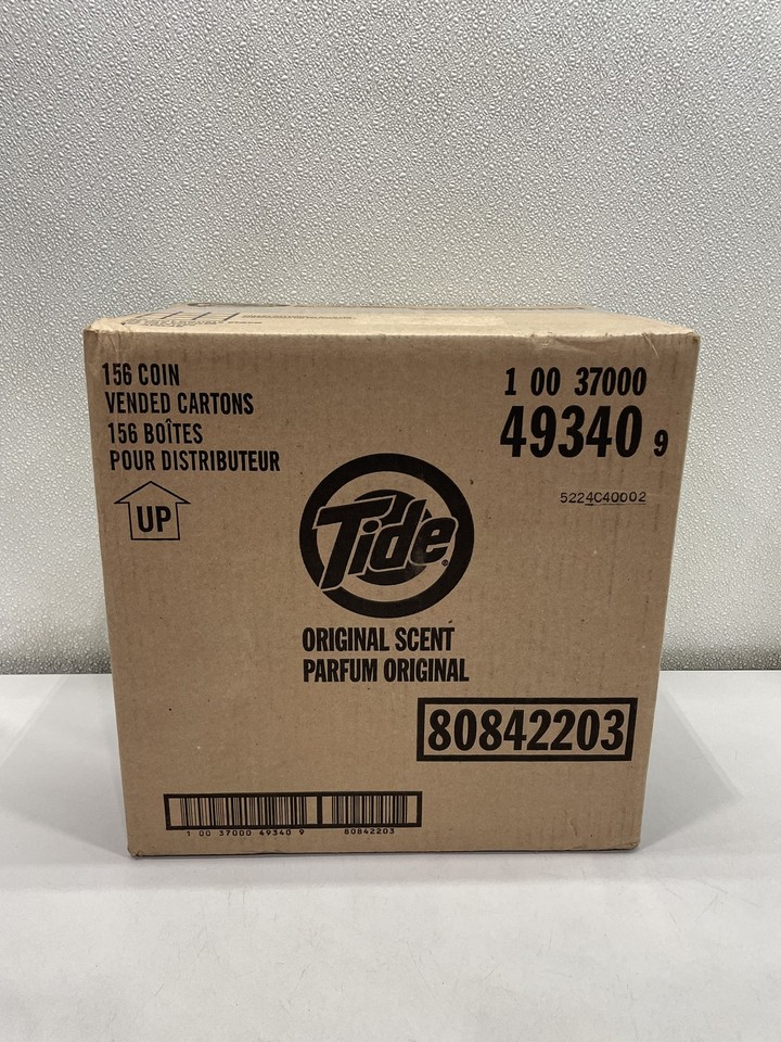 Tide Original Scent Detergent Coin Vendor 156 Packs Per Case | eBay