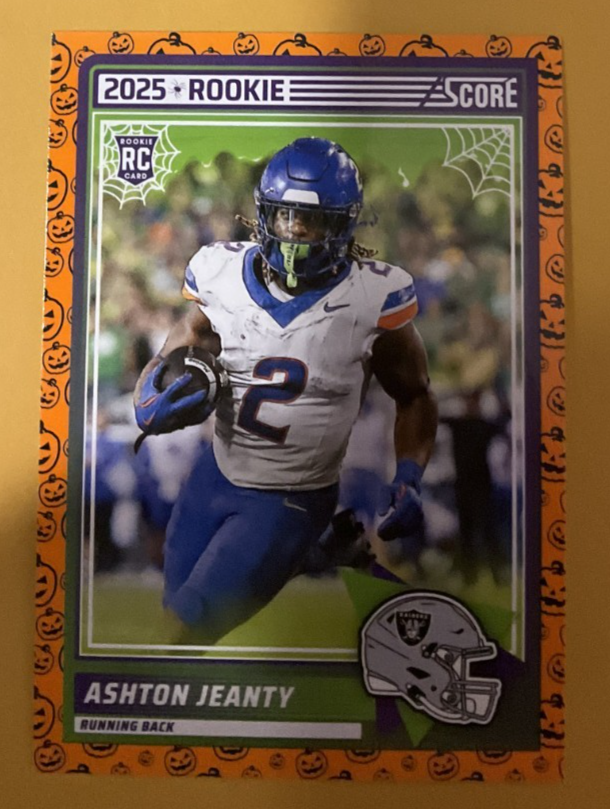 2025 Panini Score-A-Treat ROOKIE - ASHTON JEANTY BOISE STATE RAIDERS ...