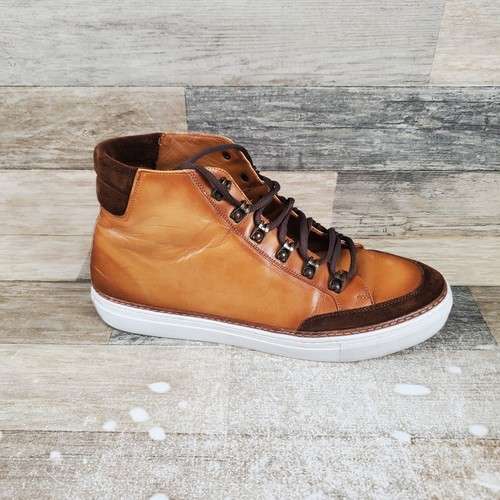 Taft Base Camp Mens Boots Sz 13 Brown Leather Lace Up Mid Top Round Toe ...