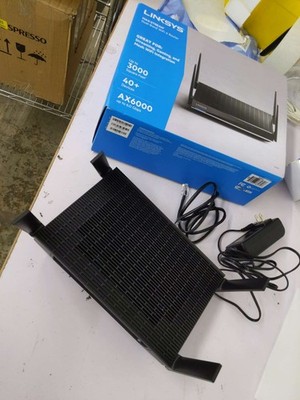 Linksys Max-Stream AX6000 MR9600 Mesh Wi-Fi 6 Router – Black - Open-Box ...