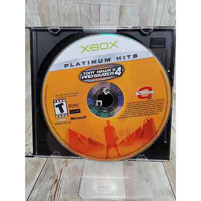 Tony Hawks Pro Skater 4 (Microsoft Xbox) Disc Only | eBay
