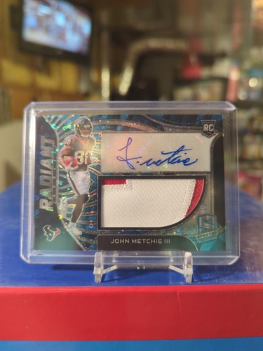 2022 Panini Spectra - Radiant Rookie Patch Signatures Neon Blue Prizm ...