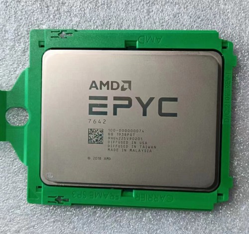 AMD EPYC 7642 48 core 96 threads 256MB 225W 2.30GHz socket SP3 CPU ...