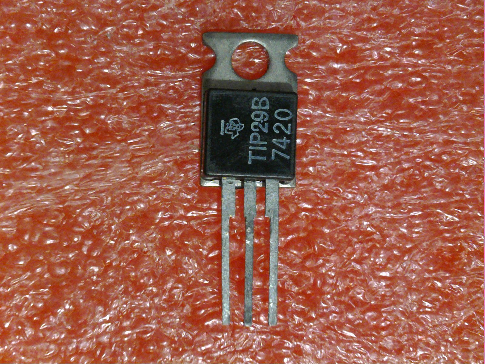 10 PCS TEXAS INSTRUMENTS TIP29B NPN SILICON POWER TRANSISTOR 80V 1A TO ...