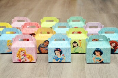 12 Disney Princesses Favor Boxes / Treat Boxes / Gift Boxes | eBay