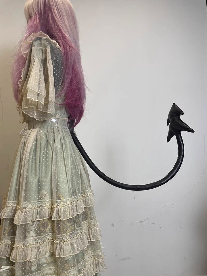 Little Devil Tail Cosplay Electric Tails Remote Control Halloween Prop ...