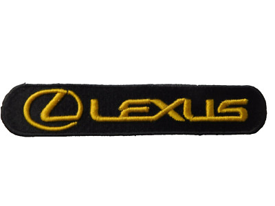 LEXUS CLASSIC LUXURY CAR PATCH HAT VEST BADGE DEALER OWNER HIPSTER GOLD ...