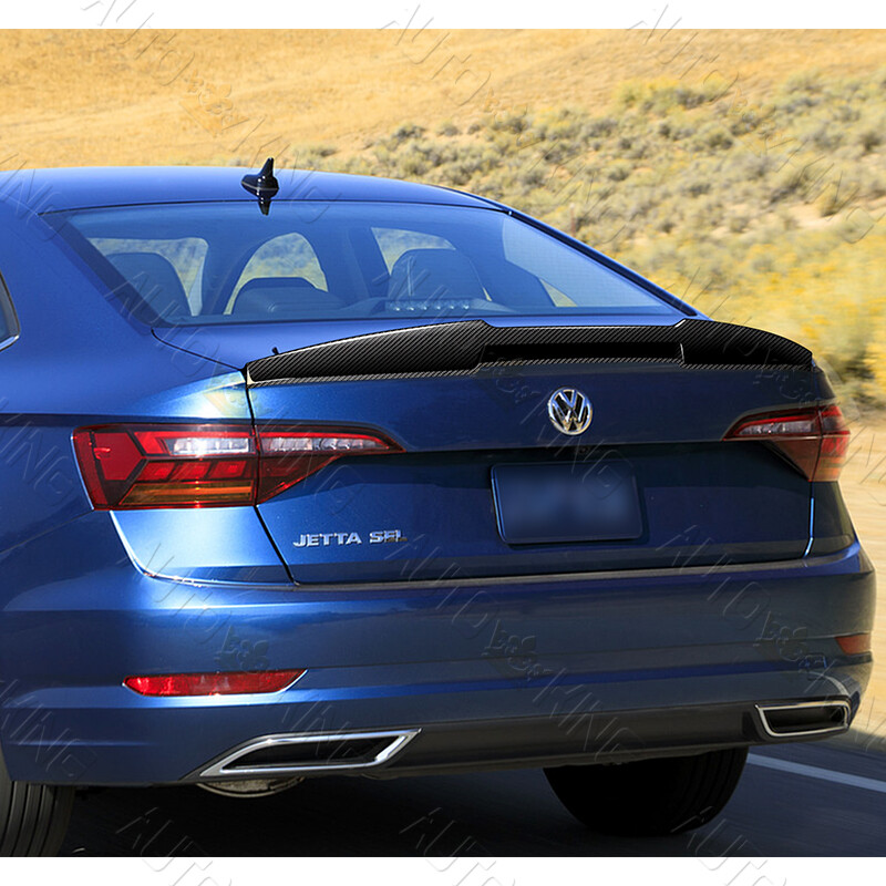 FIT 19-24 VOLKWAGEN VW JETTA M4-STYLE CARBON FIBER TRUNK DUCKBILL ...
