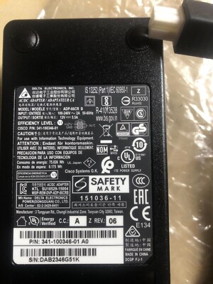 Cisco ASA5506-PWR-AC 341-100346-01 Power Supply for 5506-X ASA5506 ADP ...