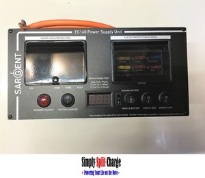 SARGENT EC160 230V CAMPERVAN MOTORHOME POWER MANAGEMENT SYSTEM BATTERY ...