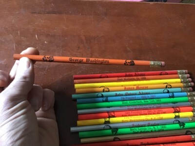 single Unused Vintage President Pencil: -- GEORGE WASHINGTON -- | eBay