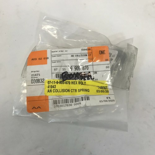 BMW HEX Bolt With Washer M10X80-U1-8.8 07119905870 OEM | eBay