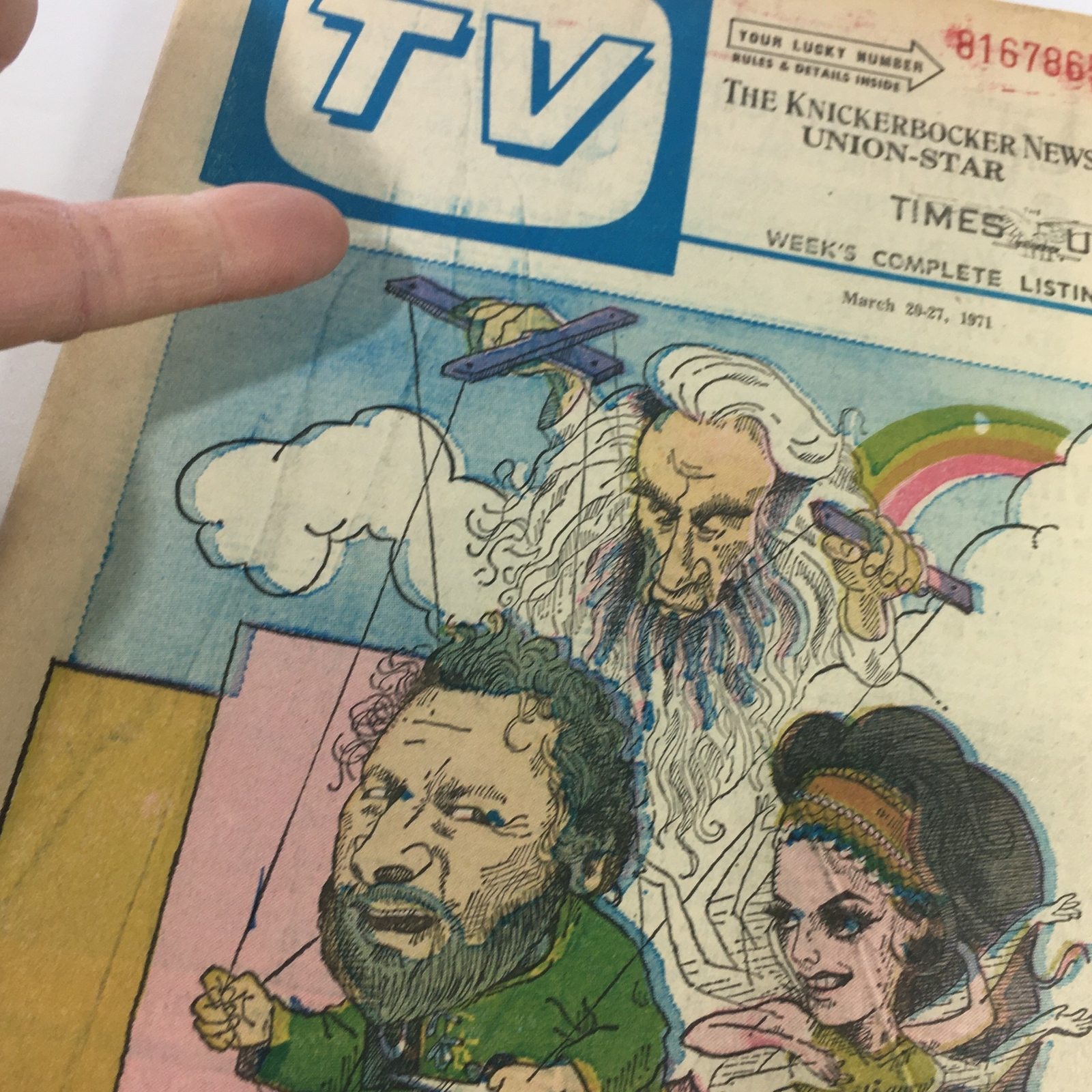 VTG TV Week's Complete TV Listings March 20-27 1971 - Gideon Hall of Fame | eBay