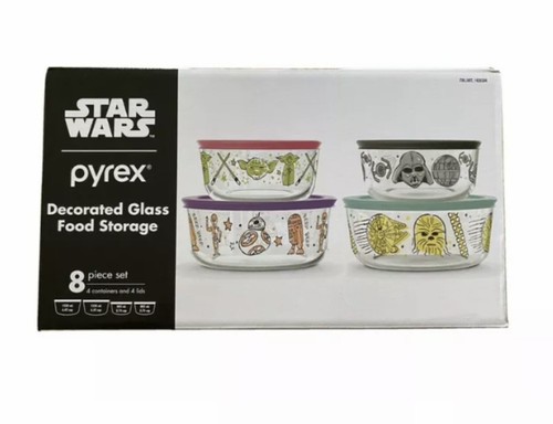 Pyrex Star Wars 8 Piece Glass Food Storage Set | eBay