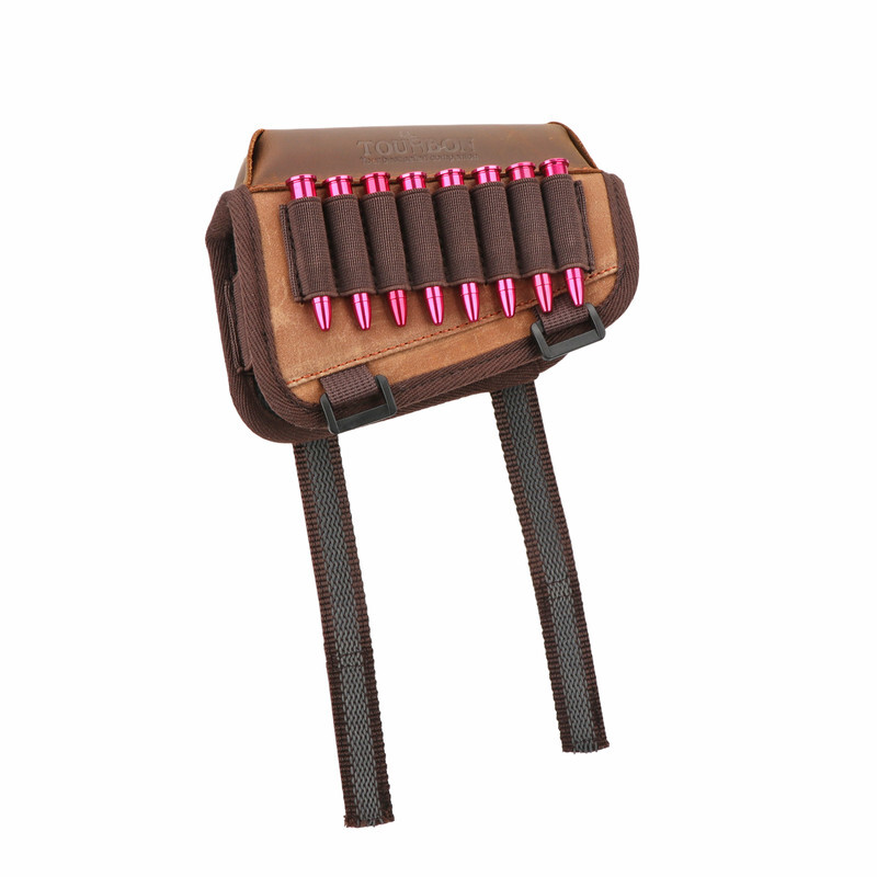 TOURBON Canvas Hunting Rifle Ammo Holder Cheek Rest Comb Riser ...
