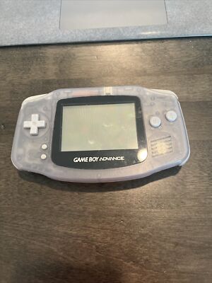 Nintendo Game Boy Advance Console System - Clear Glacier | eBay