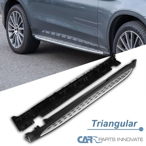Fits 16-20 Mercedes Benz GLC X253 Aluminum Running Boards Side Step ...