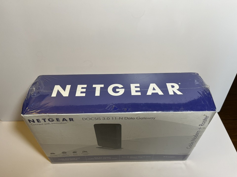 NETGEAR CG3000D Cable Modem + Router For Older Game Systems Ps3 Wii ...