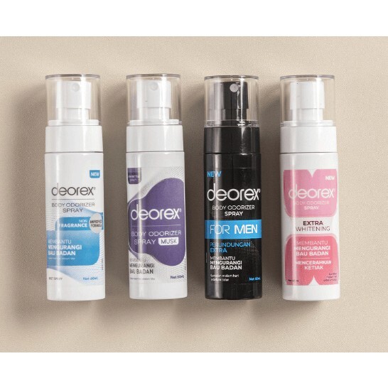 Deorex Body Odorizer Spray 60ml – Long-Lasting Odor Control for Men ...