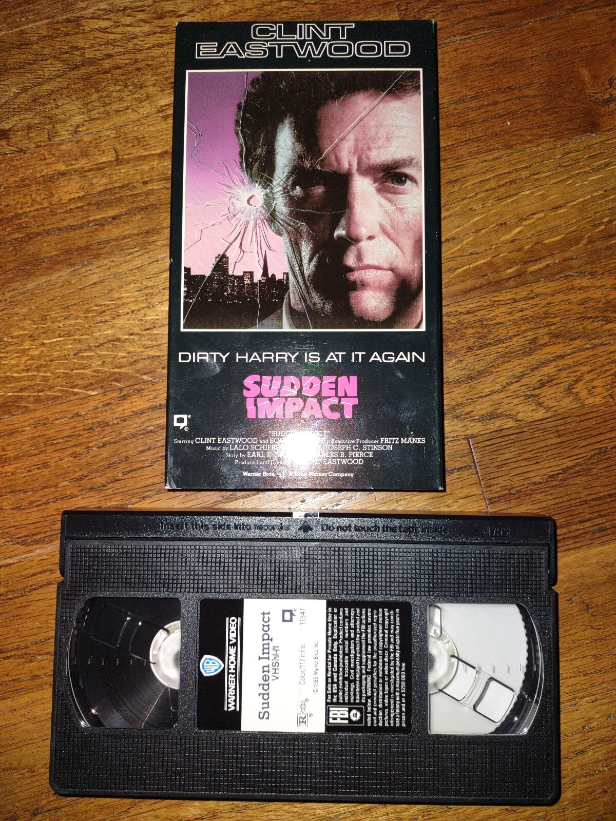 Sudden Impact VHS Tape 1990 Full Screen Edition Movie Dirty Harry Clint ...