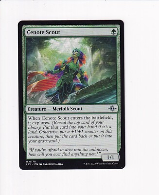2023 MTG MAGIC THE LOST CAVERNS OF IXALAN CENOTE SCOUT | eBay