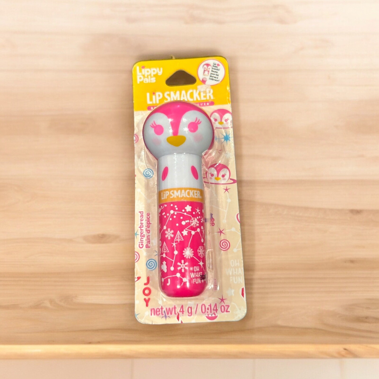 Pink & White Gingerbread Lip Smacker | eBay