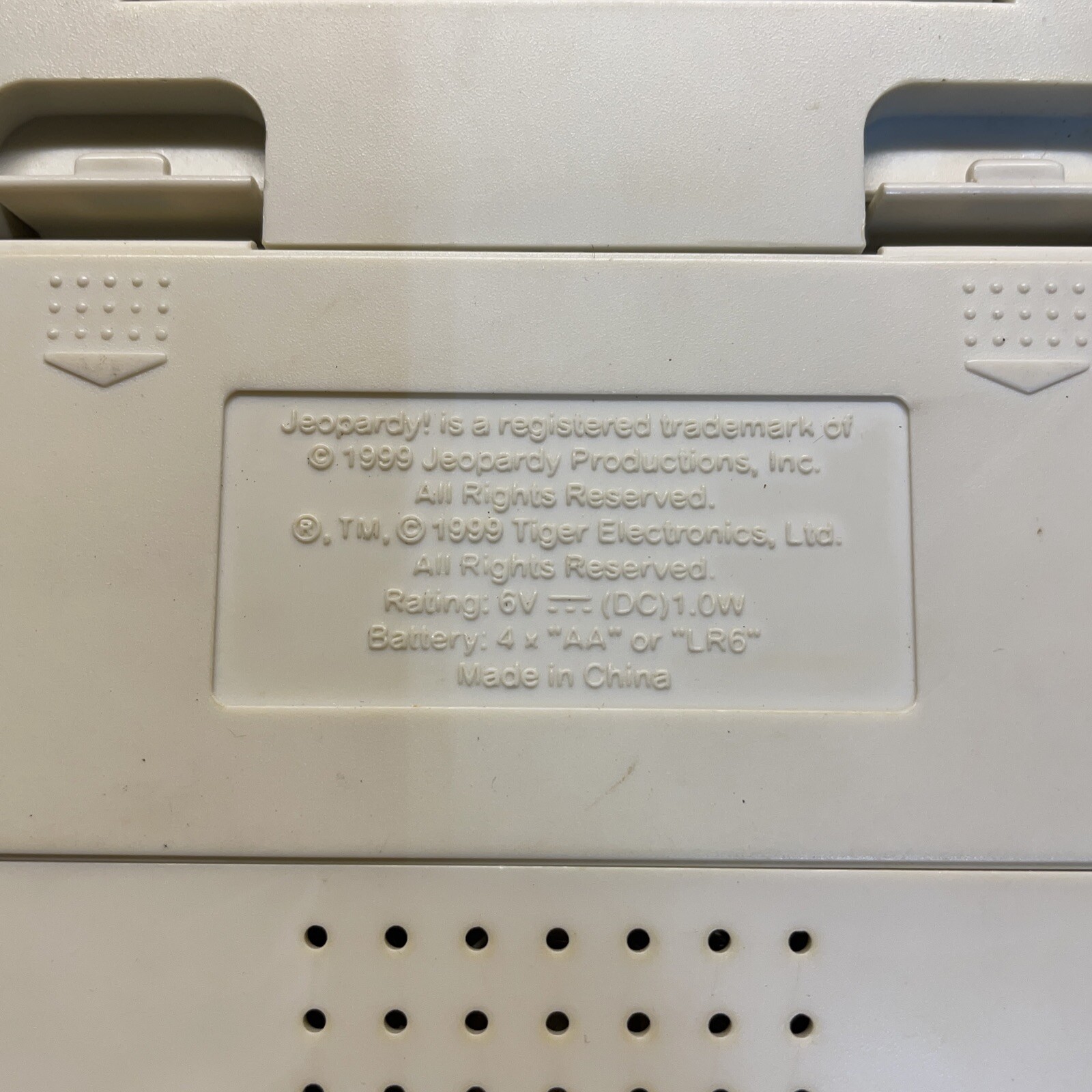 1999 Jeopardy Handheld Game Tiger Electronics Inc. Deluxe Edition Game ...