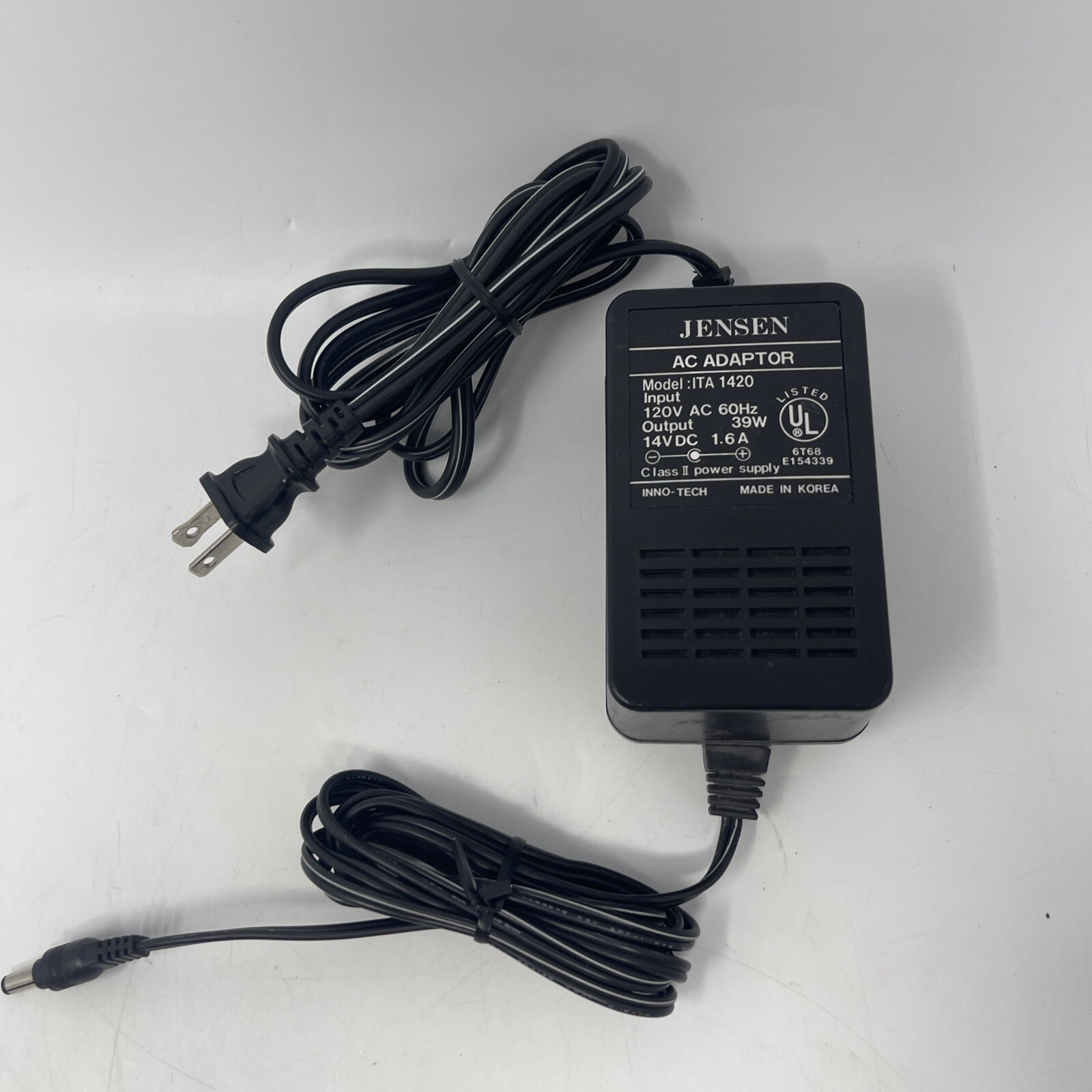 Jensen AC Adapter Power Supply Adaptor ITA 1420 14V 14VDC 1.6A Inno ...
