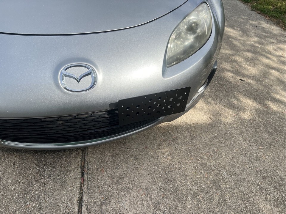 Front Bumper Tow Hook License Plate Mount Kit For Mazda MX-5 Miata 2009 ...