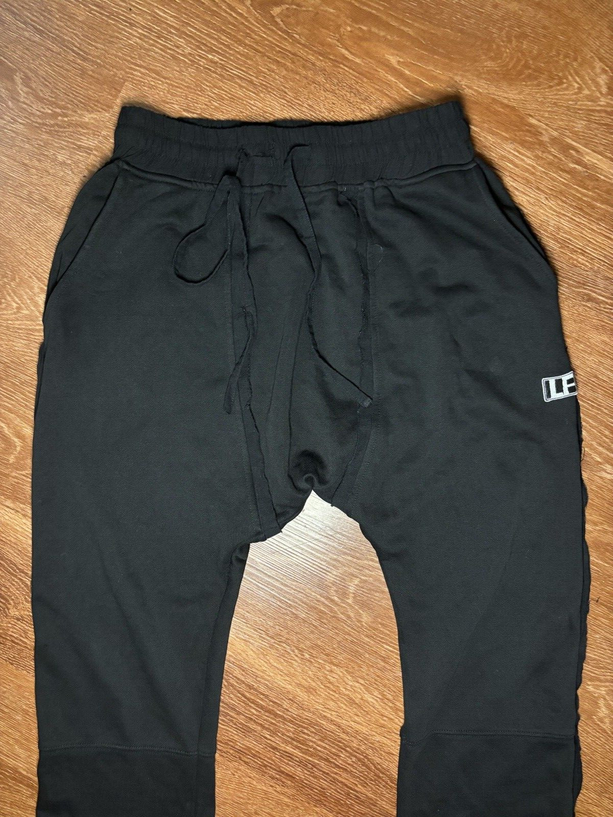 LF Brand Los Angeles Inside Out Logo Black Track Pant… - Gem