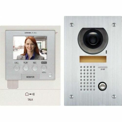 AIPHONE JFS-2AEDF VIDEO INTERCOM SYSTEM KIT JF-DVF JF-2MED&PS for sale ...