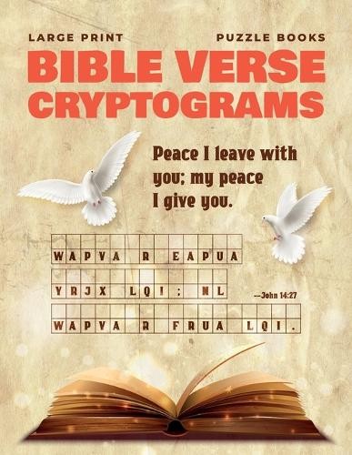 Ala Books Large Print Bible Verse Cryptograms Puzzle Boo (Paperback ...