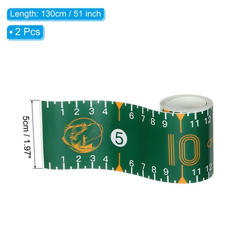 Adhesive Fish Ruler, 2Pack 51 Inch Measure Sticker for Fishing Boat ...