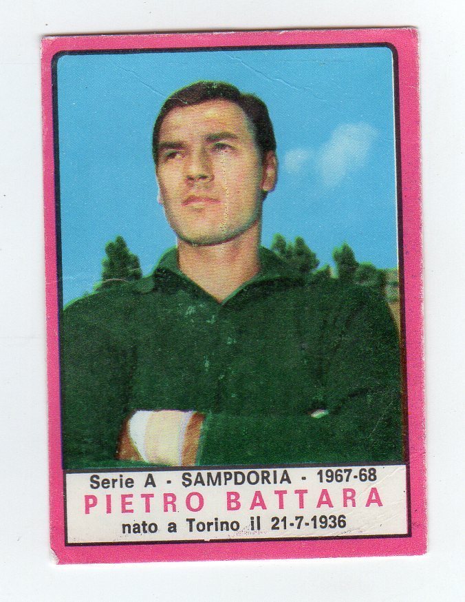 figurina CALCIATORI PANINI 1967/68 REC. SAMPDORIA BATTARA | eBay