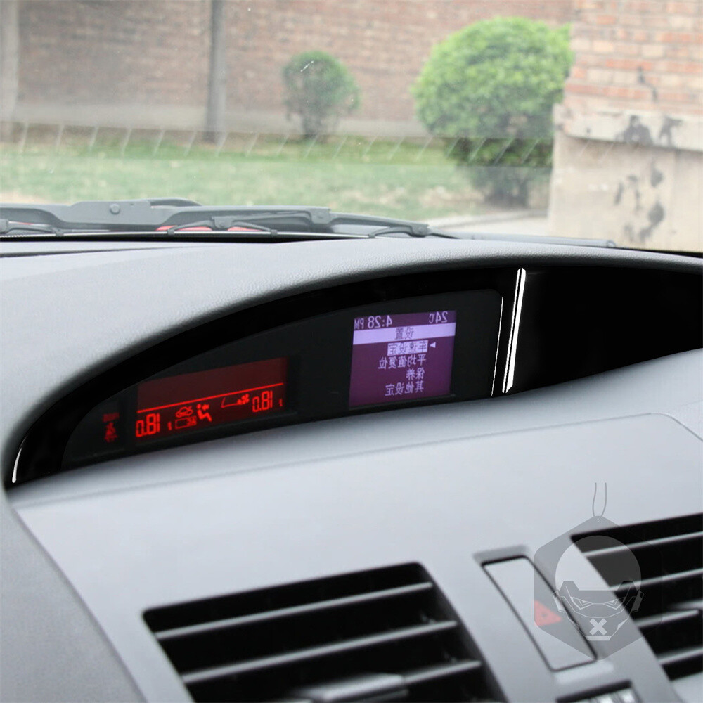 For Mazda 3 Axela 2010-2013 RHD Piano Black Dashboard Display Screen ...