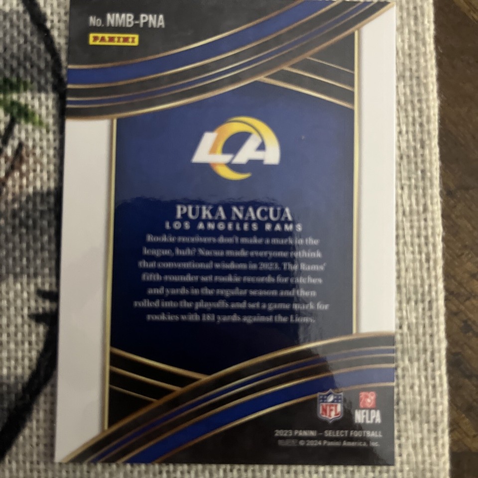2023 Panini Select - Select Numbers #NMB-PNA Puka Nacua (RC) | eBay