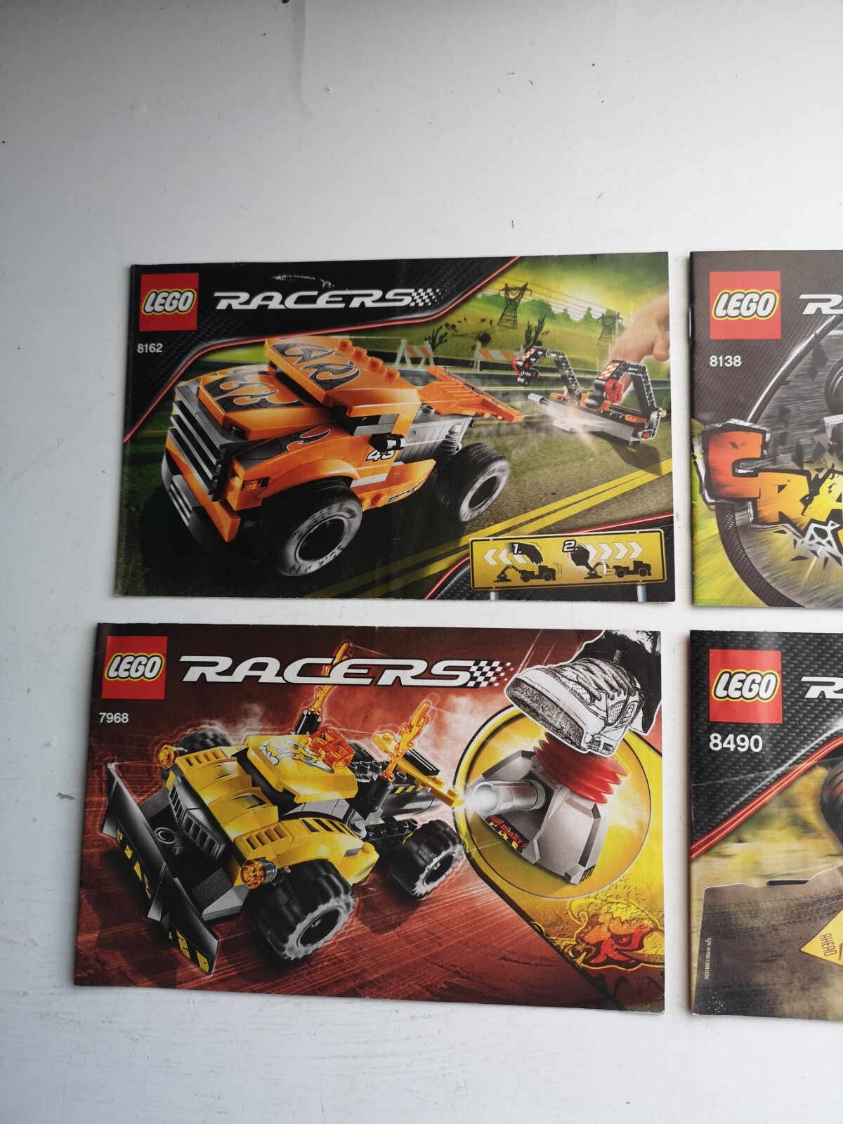 Lego Instructions - Bundle of 4 Racers - 8162, 8138, 7968, 8490 | eBay UK
