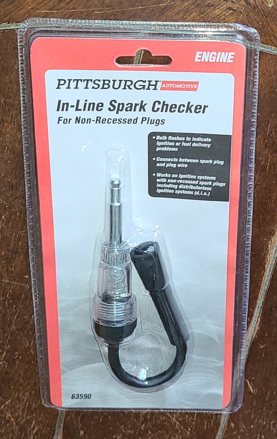 PITTSBURGH Automotive In-Line Spark Checker for Non-Recessed Plugs ...