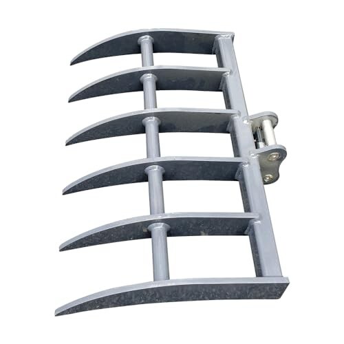 Mini Excavator Rake Attachment with Pins for HITACHI EX08 Small Digger ...