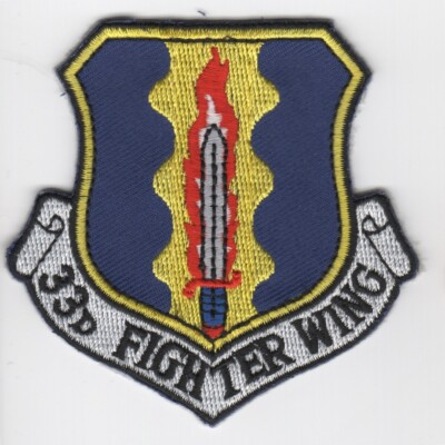 USAF AIR FORCE 33RD FIGHTER WING F-35 EGLIN AFB EMBROIDERED JACKET ...