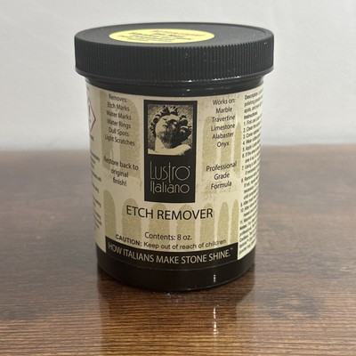 Unscented 8 Oz Etch Remover Paste - Effortlessly Restores Stone ...