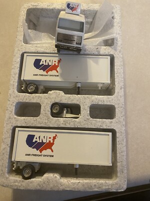 Winross ANR Freight System Double Trailer Die Cast Truck 1:64 | eBay