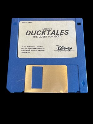 Disney's Ducktales A Quest For Gold IBM Version Floppy Disc | eBay