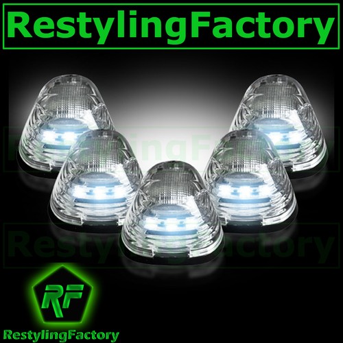 99-15 Ford Super Duty F250+F350+F450 Cab Roof 5pcs WHITE LED Lights ...