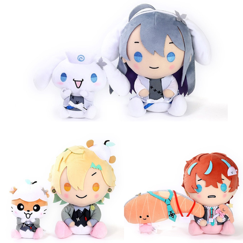 Hypnosis Mic SANRIO NAKAYOKU EDIT Plush Set Jakurai Hifumi Doppo Japan ...