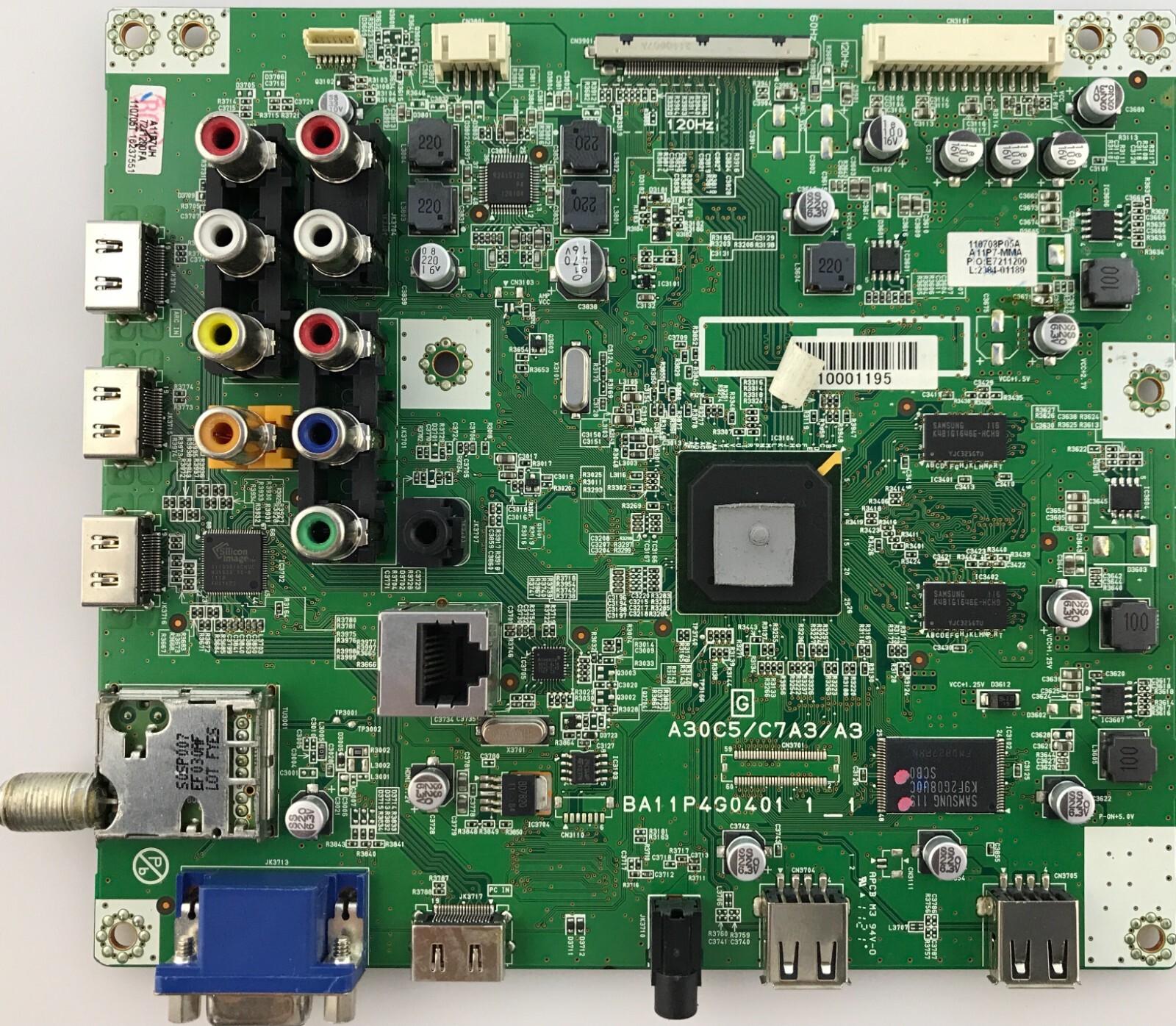 A11P7MMA-001-DM, A11P7UH, BA11P4G0401 1_1, BD7820, 24C16WP, 40PFL4706 ...