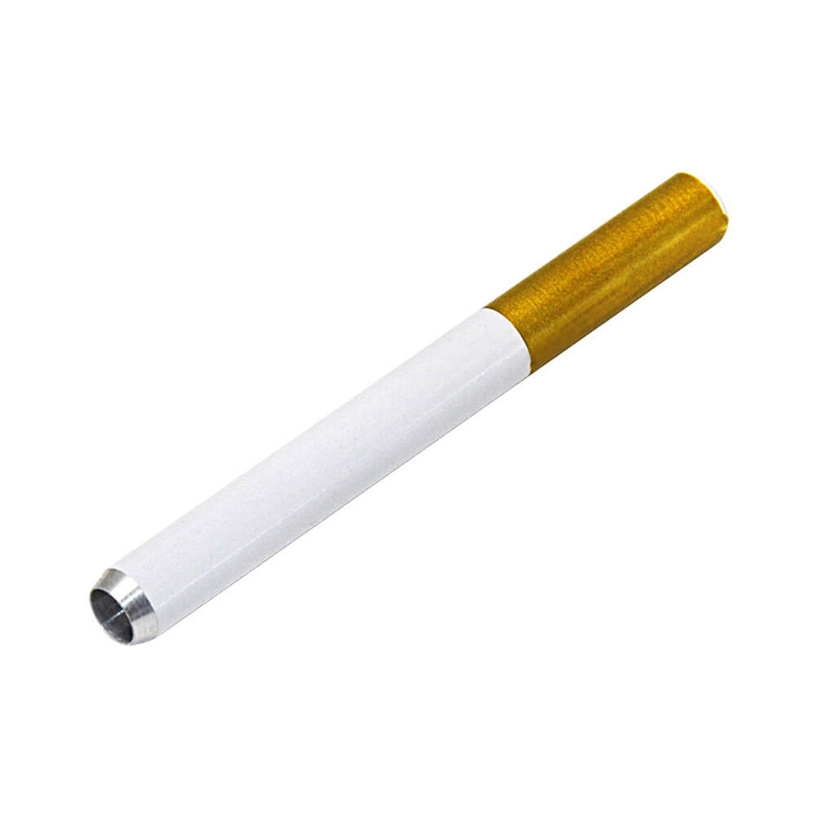 Metal Smoking Pipe One Hitter Bat 3 Tobacco Cigarette Sneak Toke Dugout ...
