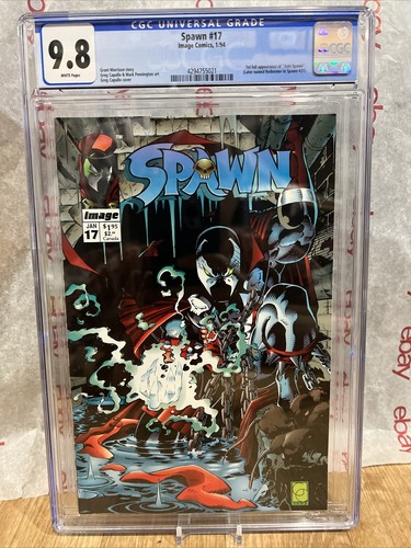 Spawn #17 CGC 9.8 NM/MT 1st Full Appearance of Anti-Spawn WHITE PAGES Comic | eBay